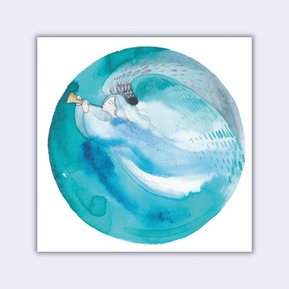 Watercolour Angel – St John's Hospice